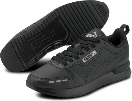 PUMA R78 SL Heren Sneakers - Puma Black-Puma Black - Maat 42 | bol.com