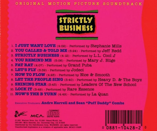Strictly Business Soundtrack - Met L.L. Cool J en Mary J. Blige | bol
