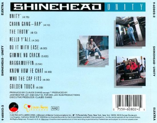 Unity, Shinehead | CD (album) | Muziek | bol