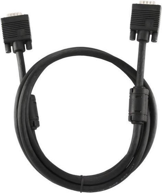 VGA-kabel 15-pins - 2 meter - Full HD/1080P 3D VGA male to VGA male- PC ...