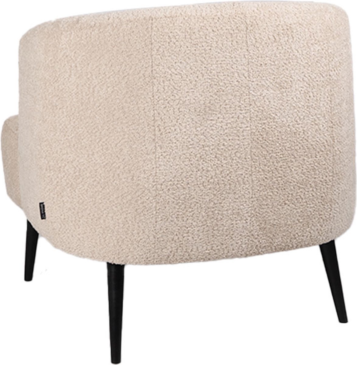 Bronx71® Stoel babykamer bouclé Nora taupe | bol.com
