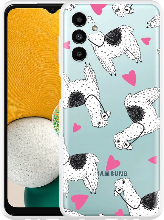 Cazy Hoesje geschikt voor Samsung Galaxy A13 4G - Alpaca | bol