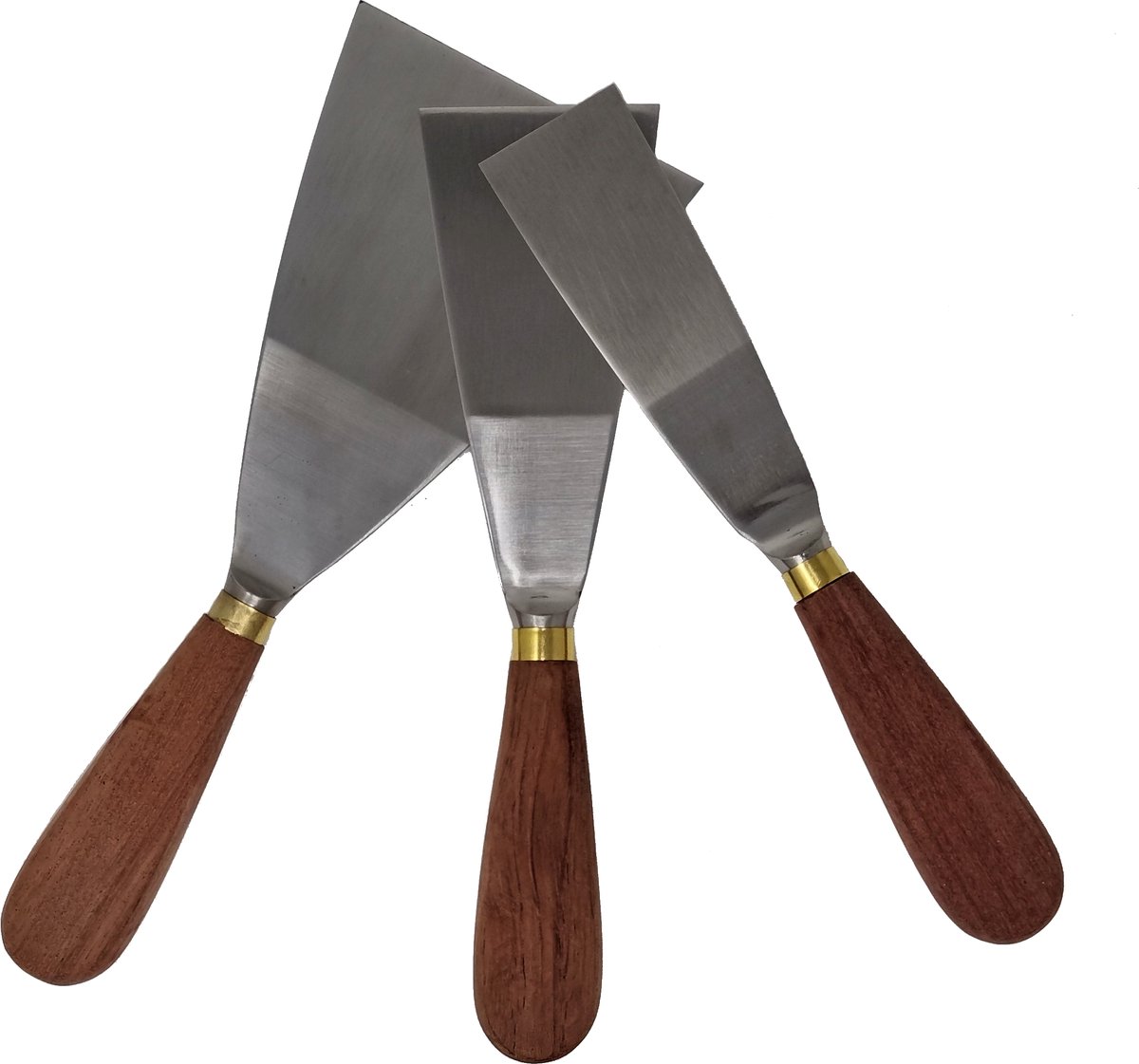 Plamuurmes - Plamuurmessen - Plamuurmes set - 3 stuks - 4/6/8 cm Engels ...