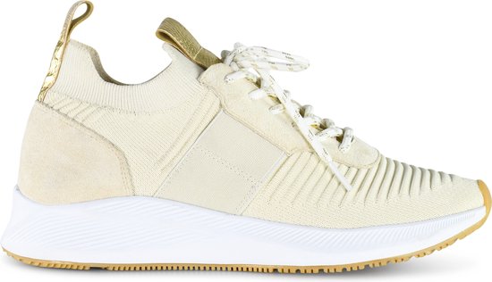 POSH by Poelman ROBIN Dames Sneakers - Beige - Maat 39 | bol.com