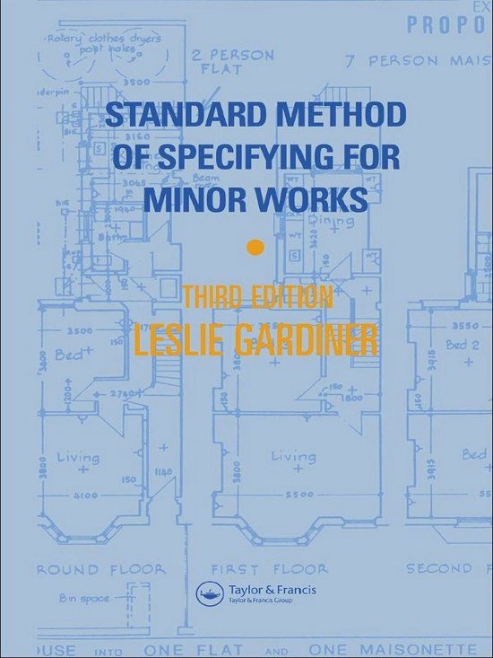 Standard Method of Specifying for Minor Works (ebook), L. Gardiner ...