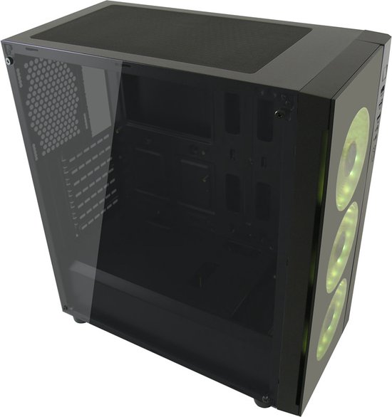 GAME HERO Remacy Gaming PC Behuizing Zijpaneel Van Gehard Glas RGB – 2 ...