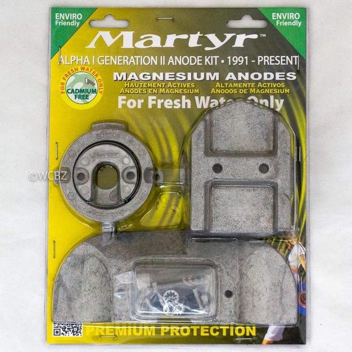 Aftermarket Mercruiser Magnesium Anode Kit for Sterndrives Alpha One ...