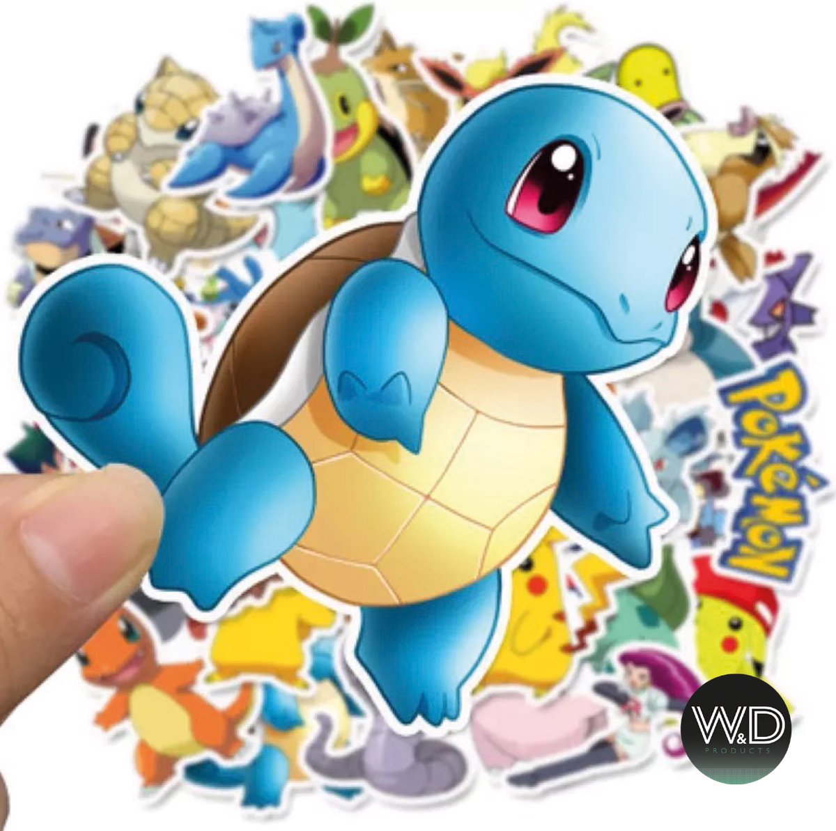 Pikachu knuffel met GRATIS Pokeball sleutelhanger en Pokémon Sticker ...