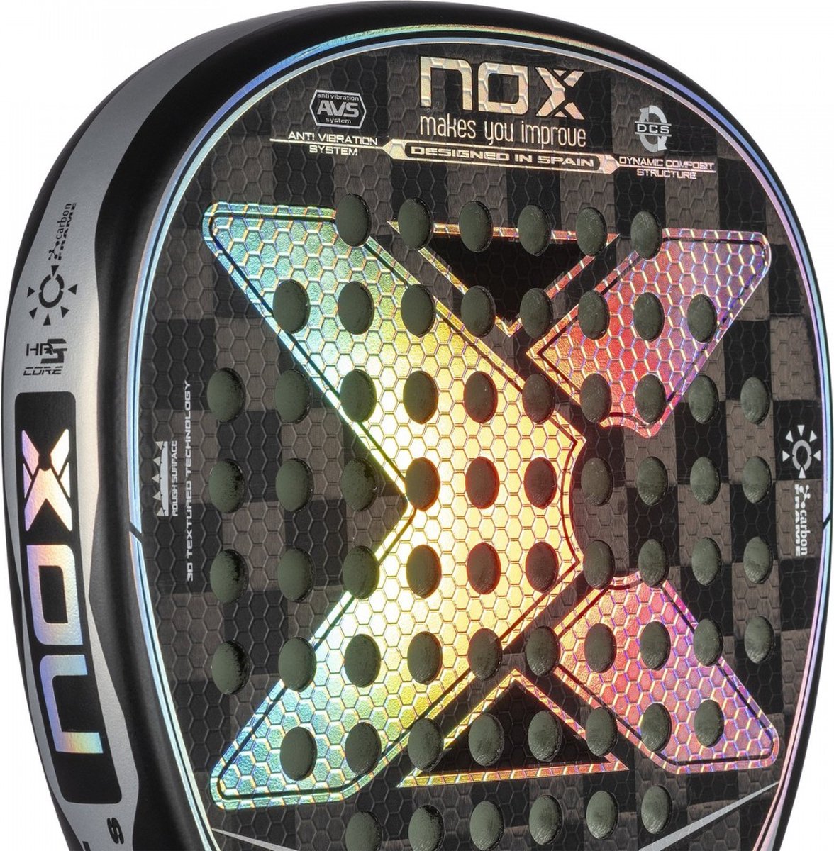 NOX AT10 Luxury Genius Attack 18K (Diamond) - 2022 padel racket | bol.com