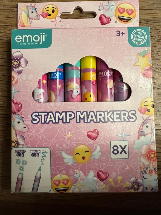 stempels en stiften in een en emoji stempels Stamp Marker - Stempel - 8 ...