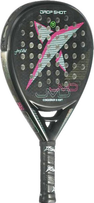 Drop Shot Conqueror 10 Soft (Teardrop) - 2022 padel racket | bol
