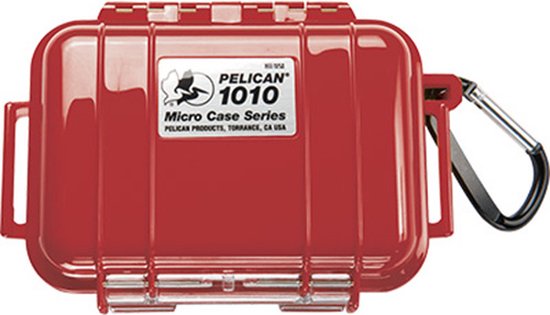 Peli MicroCase 1010 Kleur duidelijk rood | bol.com