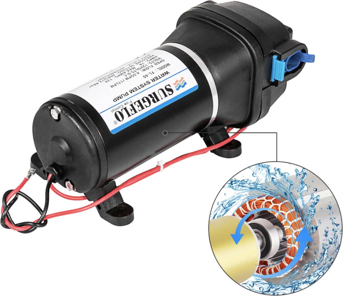 Vevor Membraan Waterpomp l Waterdrukpomp l Boosterpomp l Zelf ...