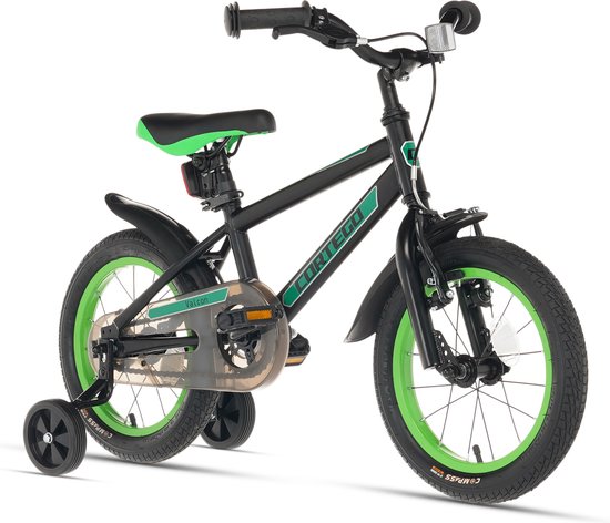 Cortego Valcon Jongensfiets Zwart 16 Inch - Kinderfiets - 3, 4 & 5 Jaar ...