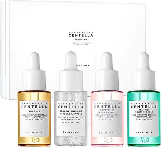 Skin1004 - 4 Delig - Madagascar Centella - Ampoule Kit - 4x30 ml | bol