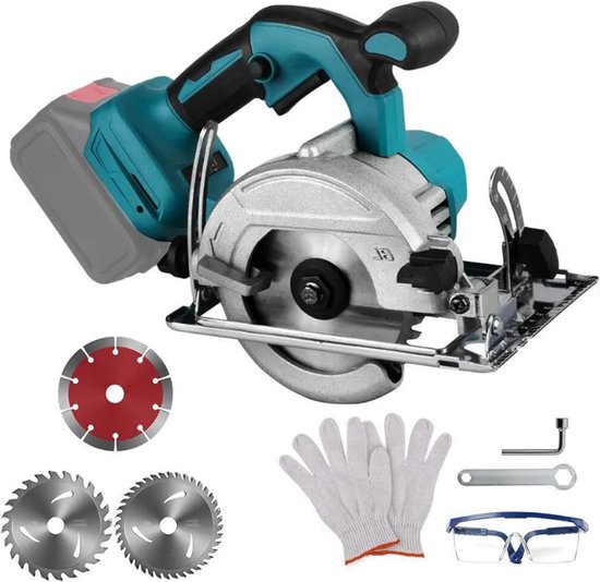 Borstelloze Mini-Cirkelzaag Handcirkelzaag, Compatibel Met Makita 18V ...