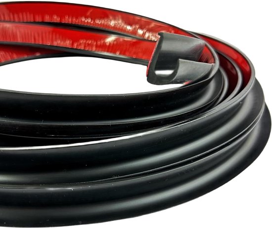 J-vorm RV regengoot - zelfklevende dakregen omvormer - 5 meter - zwart ...