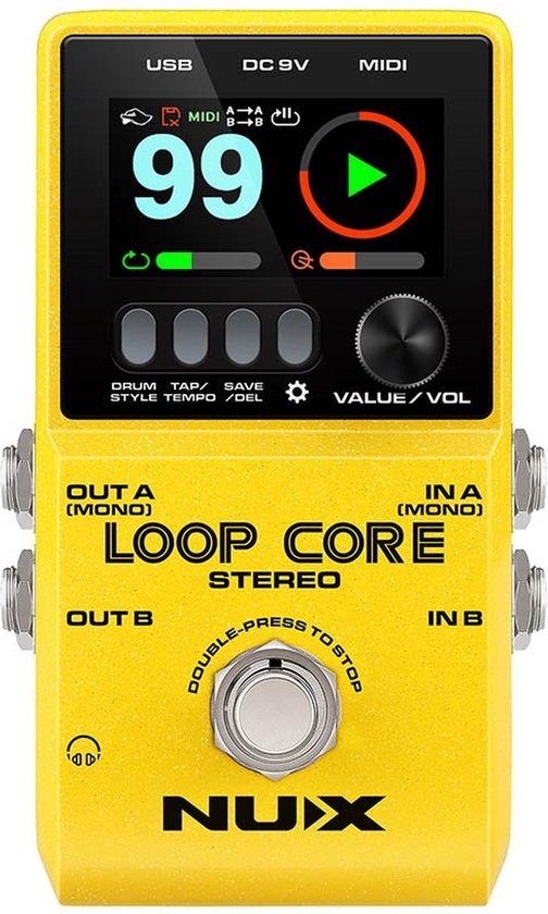 NUX LOOPCST loop pedaal LOOP CORE STEREO | bol
