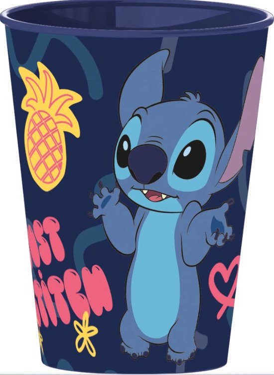 Disney - Stitch Beker - Set van 2 - Kunststof - 260ml | bol