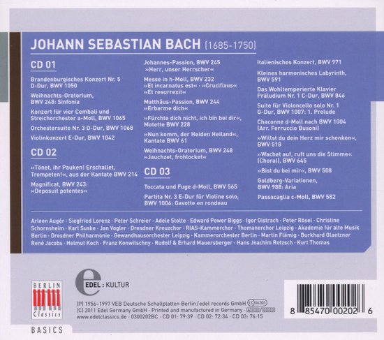 Various Artists - Bach Highlights (3 CD), various artists | Muziek | bol