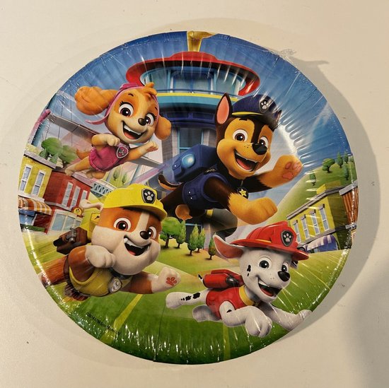 PAW Control papieren bordjes 12 stuks | bol