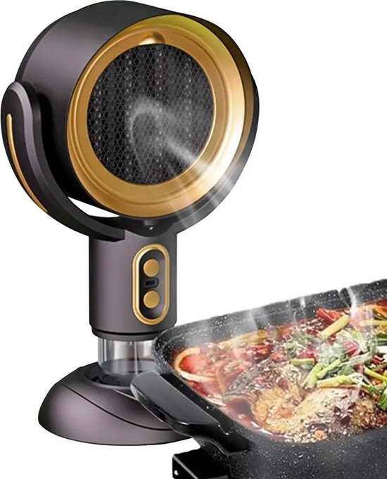 Mercadome® Mini Afzuigkap - Draagbare afzuigkap - Compact - Goud | bol