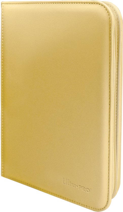 Ultra Pro - Vivid Pro Binder 4 Vakken met Slot: Geel | bol