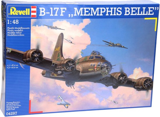 1:48 Revell 04297 B-17F Memphis Belle Plastic Modelbouwpakket | bol