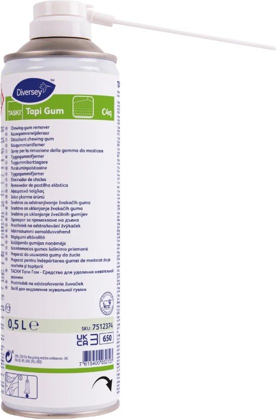 Diversey | Taski | Tapi Gum | Kauwgomverwijderaar | 500ML | | bol