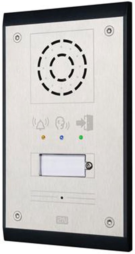 2N 9153102 audio-intercomsysteem Zwart, Zilver | bol