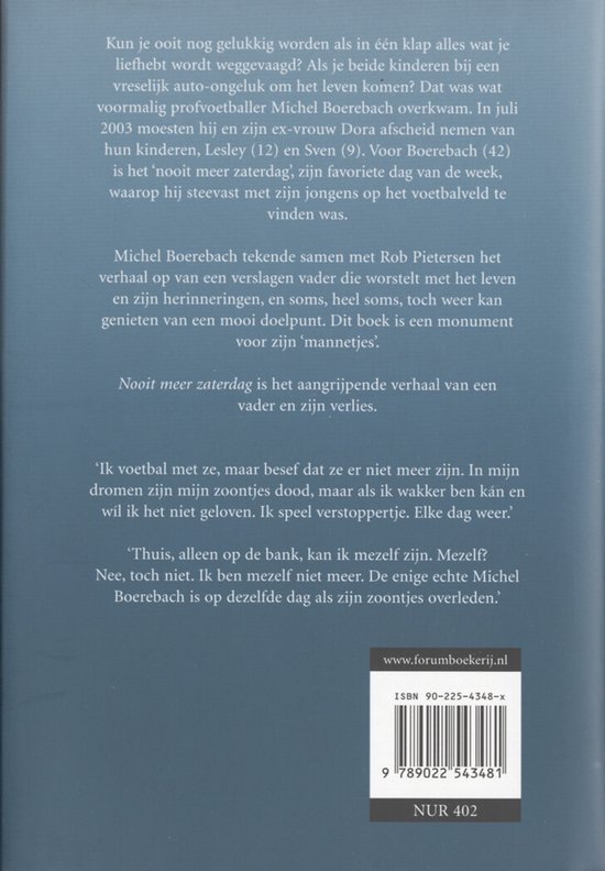 Nooit Meer Zaterdag, Rob Pietersen | 9789022543481 | Boeken | bol
