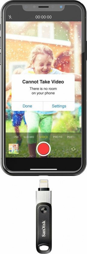 SANDISK iXpand Flash Drive Go – USB-stick smartphone/tablet – Zwart ...