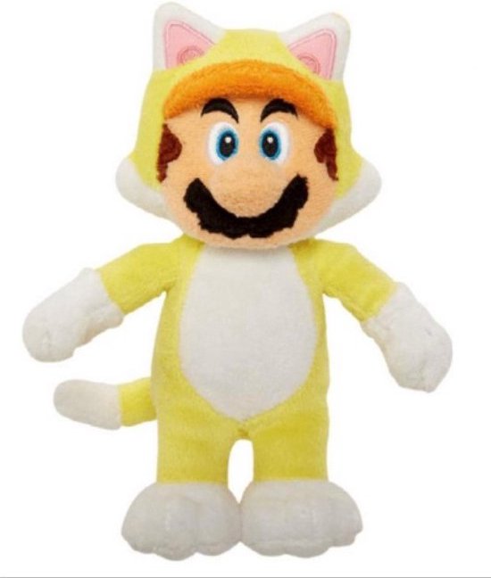 SUPER MARIO 3D LAND - Cat Mario Plush 24cm | bol