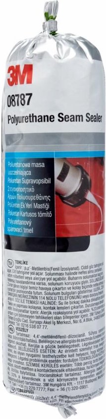 3M 08787 1K PU Carrosseriekit Wit Sachet - 310ml | bol