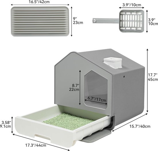 Equivera Kattenbak Kast - Kattenkast - Kattenbak Ombouw - Kattenbakkast ...