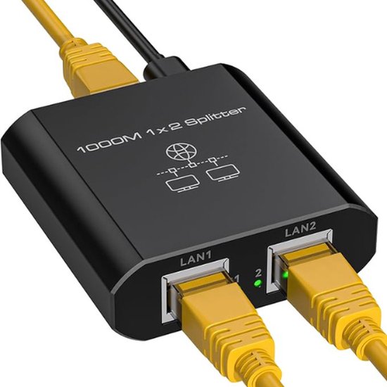 Internet Splitter - Netwerk Switch - Netwerk Splitter - Netwerk Adapter ...