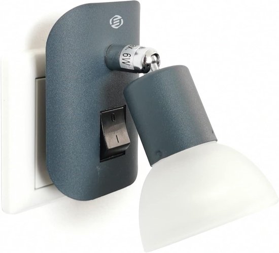 Equivera Stekkerlamp Dimbaar - Stekkerspot Dimbaar - Stopcontactlamp ...