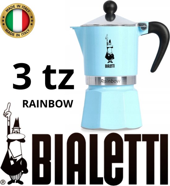 Bialetti Rainbow 3tz, 3 kops, Percolator, 130 ML, koffiezetapparaat ...