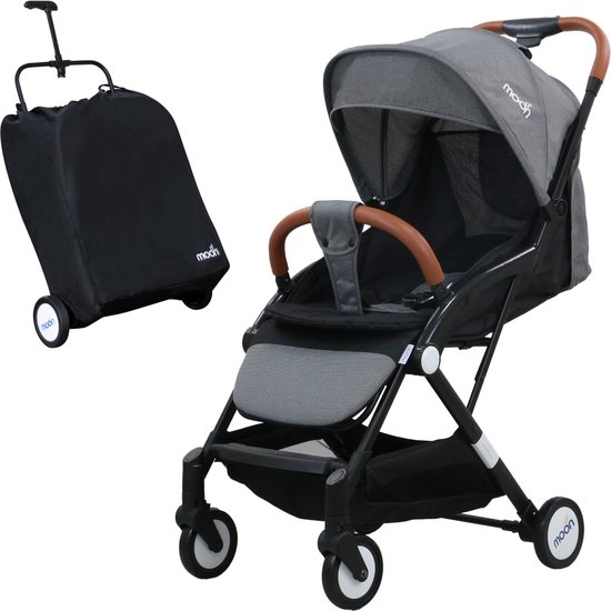 MOON™ Ritzi Cabin Stroller -Buggy - Inclusief Reistasje - Ultra-Compact ...