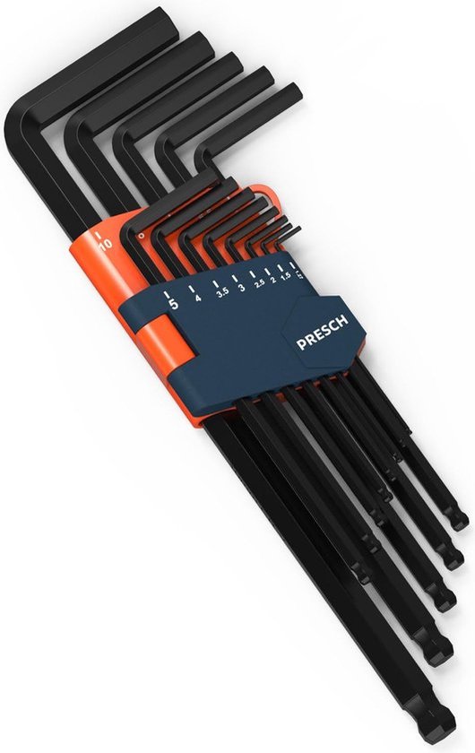 inbussleutelset 13 stuks met kogelkop HX - Professionele ...