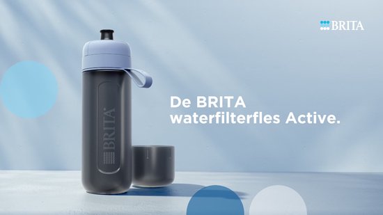 BRITA waterfilterfles Active dark green (0,6l) - incl. 2 MicroDisc ...