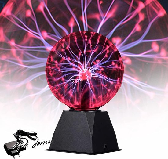 Mrs. Jones Plasma Ball Light Magic Ball 5 Inch Touch Sensitive Ion Sphere Lamp voor... | bol