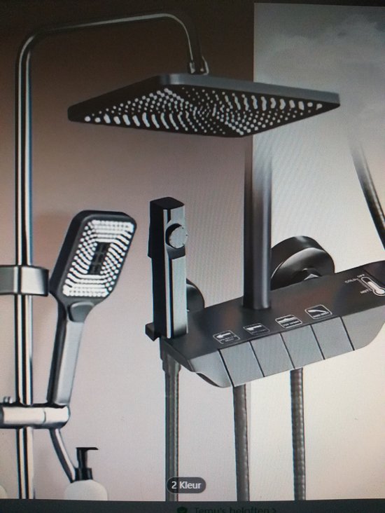 regendouche set met thermostaatkraan | bol