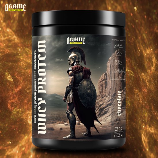 A-Game eiwitpoeder - Whey Protein (1 kg) smaak: Chocolade - WARRIOR ...