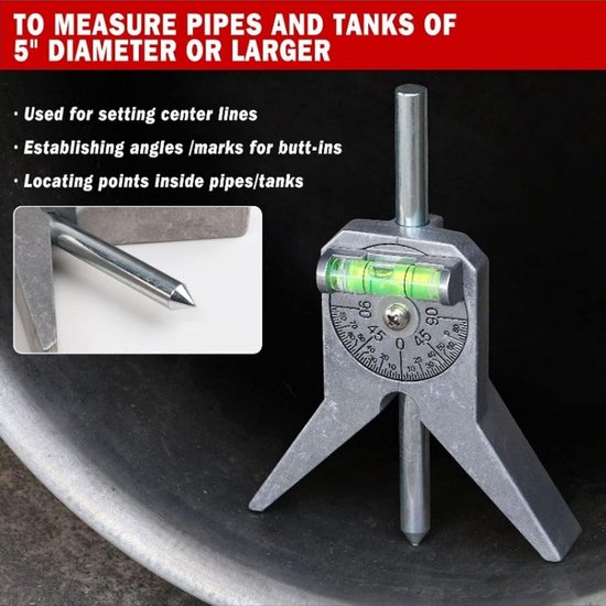 Pipe Centering-locator Tool for Measuring Pipe Diameters Larger than 05 ...