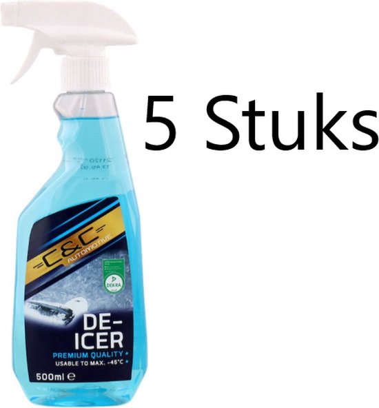 5x Voordeel pack - Antivries Spray - Ruit ontdooier | bol