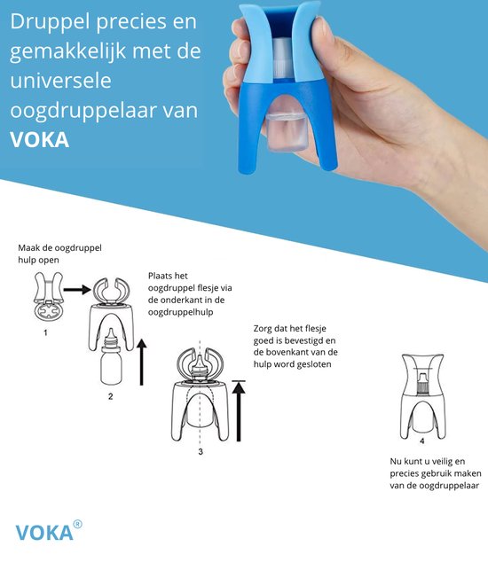 Oogdruppelhulp - Universele Oogdruppel hulp - werkt met de meeste maten ...