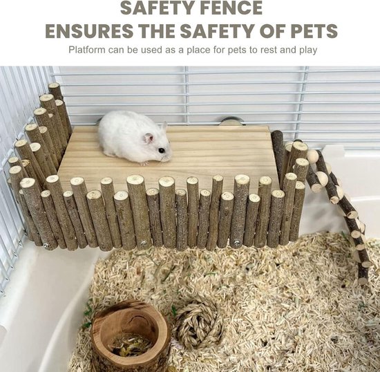 Mrs. Jones Huis Klimladder Houten Brug Deur Hek - Hamster Rat Gerbil ...