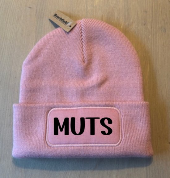 Muts Roze - Muts - Zwarte letters - Beanie - Grappige tekst - Hippe ...