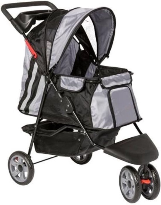 PolkaHome Inklapbare Hondenbuggy - Huisdieren wandelwagen - Hondenwagen | bol